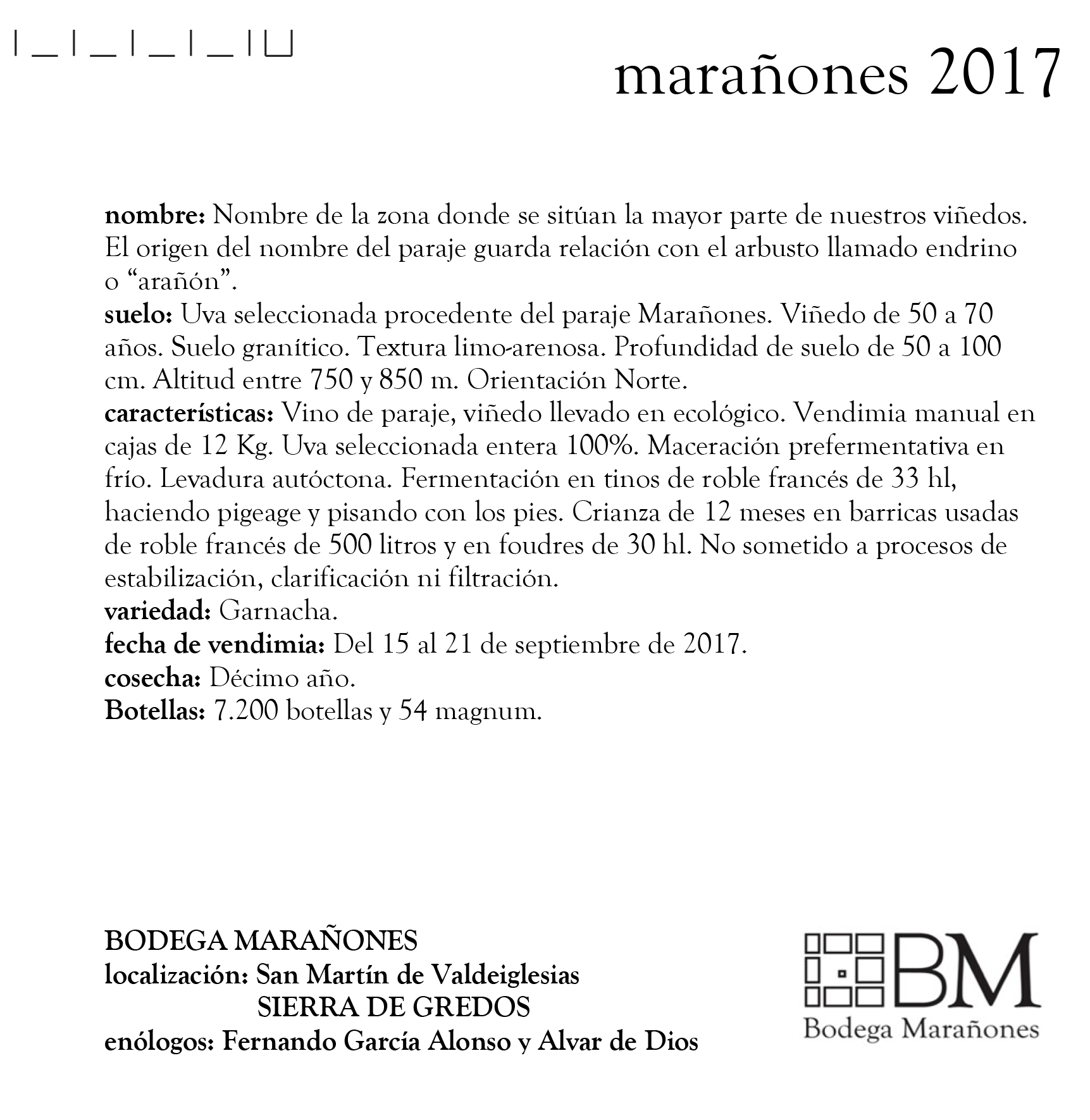 Los vinos de Marañones – Bodega Maranones